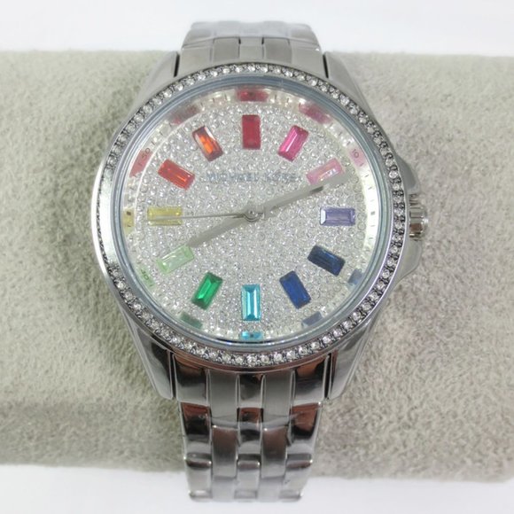 Michael Kors | Accessories | Michael Kors Mini Pilot Baguette Crystal ...